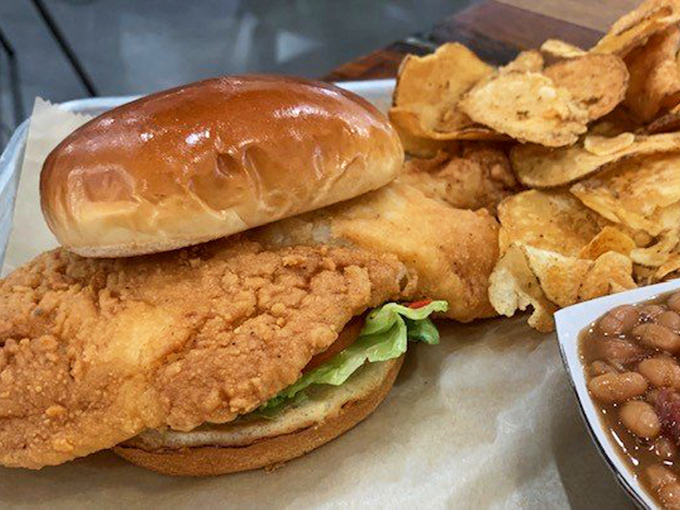 The grouper sandwich that launched a thousand road trips—golden-crisp exterior, pillowy bun, and fish so fresh it practically introduces itself.