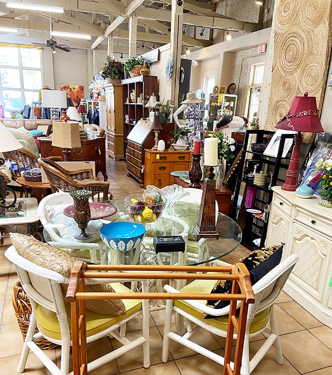 A carefully curated chaos of coastal chic—rattan chairs and glass tabletops creating the perfect setting for your imaginary breakfast nook renovation.