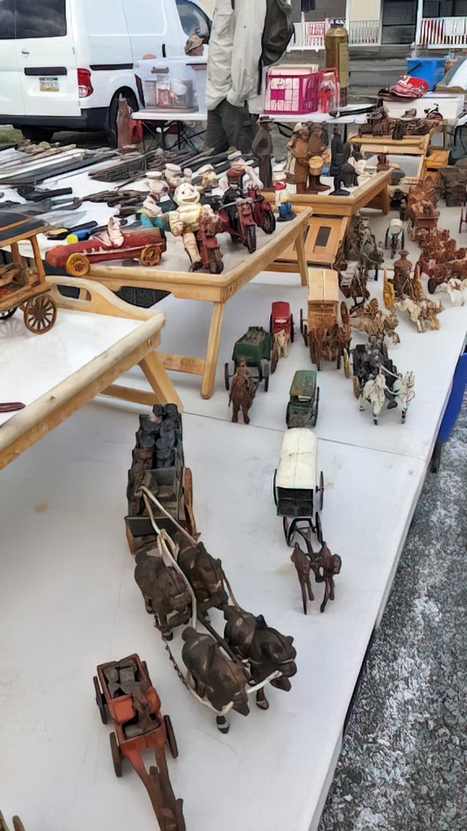 Miniature horse-drawn carriages and farm equipment – tiny treasures that tell big stories about Pennsylvania's agricultural heritage.