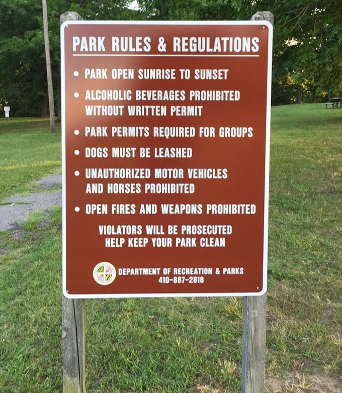 Every paradise has its rulebook. At Rocky Point, they're basically saying "be nice, don't burn things, and leave by sunset."