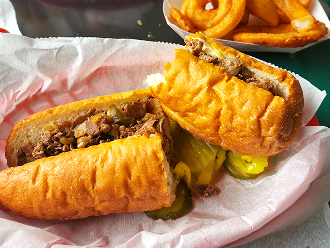 The star of the show: a Philly cheese steak that would make Rocky himself climb those famous steps again. Tender meat, melted cheese, and that perfect bread—knockout delicious!