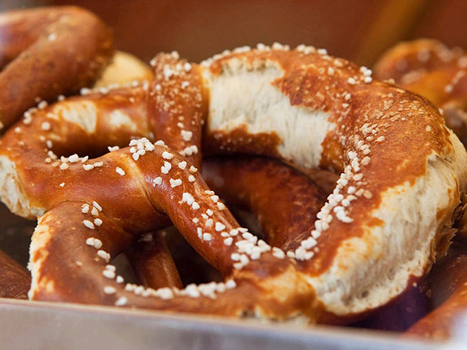Behold the perfect pretzel—golden, twisted, and salted just right. Proof that sometimes the simplest pleasures are the most satisfying.