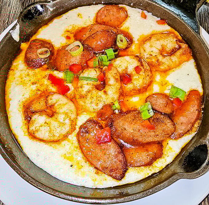 This cast-iron masterpiece arrives sizzling louder than your neighbor's leaf blower on Sunday morning.