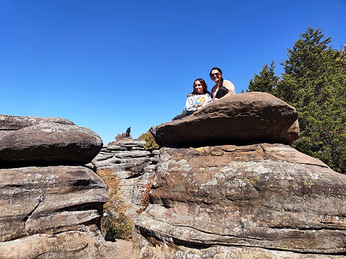 Atop these ancient rocks, visitors gain perspective on life's small problems. Nothing like geological time scales to make your deadlines seem less important.