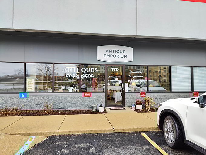 Don't judge this book by its strip mall cover—Antique Emporium of Carmel houses treasures worthy of Downton Abbey.