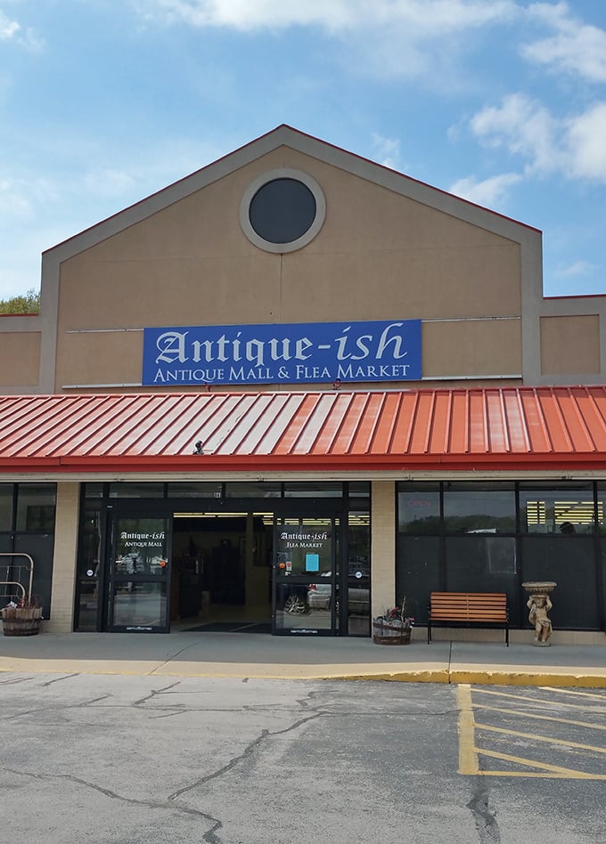 That classic storefront beckons with promises of hidden gems and delightful surprises inside.
