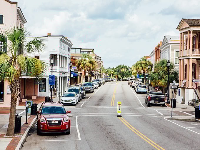 "Palm trees and historic buildings create Beaufort's perfect coastal cocktail. The kind of street that makes you want to slow down and savor life."