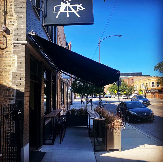 Blink and you'll miss this unassuming storefront, but your stomach would never forgive you. Steak nirvana hides behind that awning!