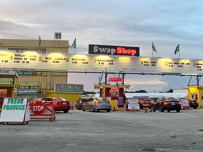 The Swap Shop isn't just shopping—it's entertainment! Where else can you find movies and merchandise together?