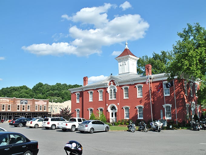 Lynchburg's classic courthouse anchors a town square that hasn't changed its mind about charm in over a century.