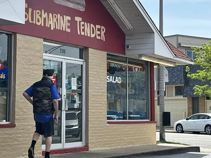 Submarine Tender's modest storefront hides torpedo-sized subs that'll sink your hunger completely.