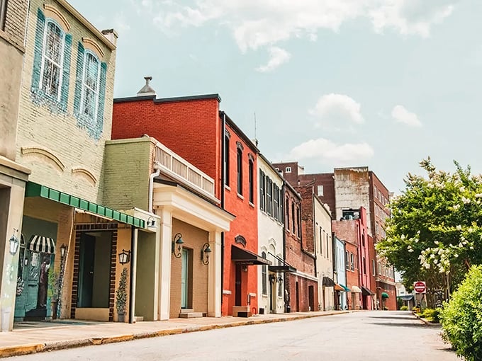 The Alley in Greenwood invites leisurely strolls and window shopping without the pressure of big-city prices.
