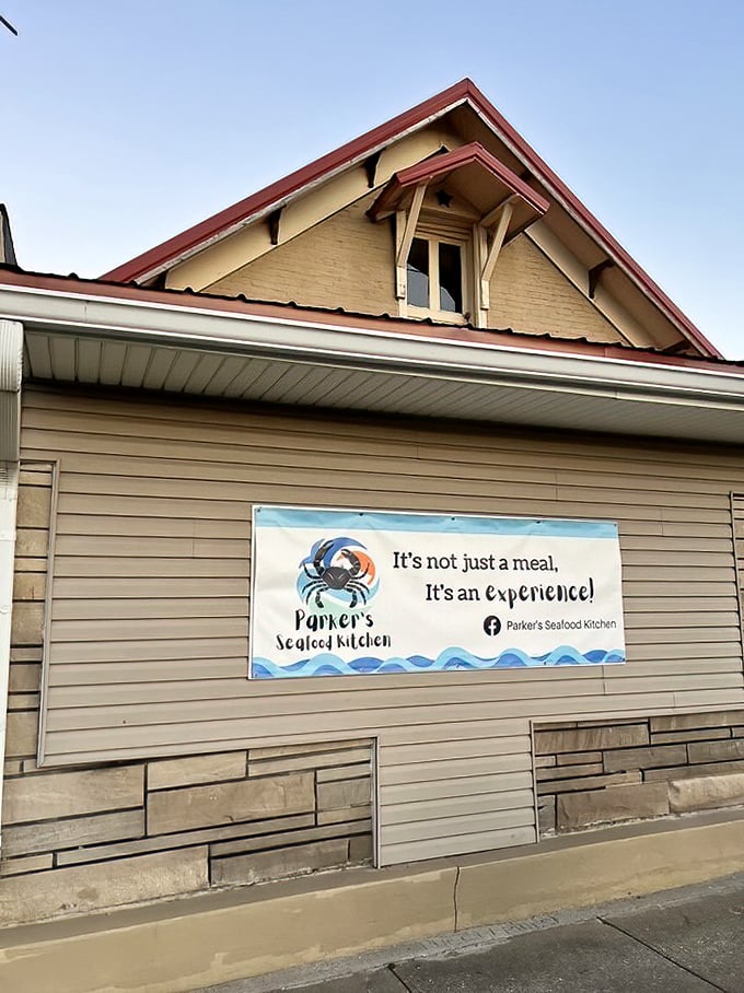 "It's not just a meal, it's an experience!" – and that little sign might be the understatement of the year.