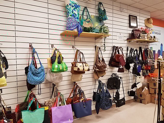 Handbag heaven for the indecisive shopper. Why choose between leather, canvas, or designer when prices make "all of the above" a reasonable answer?