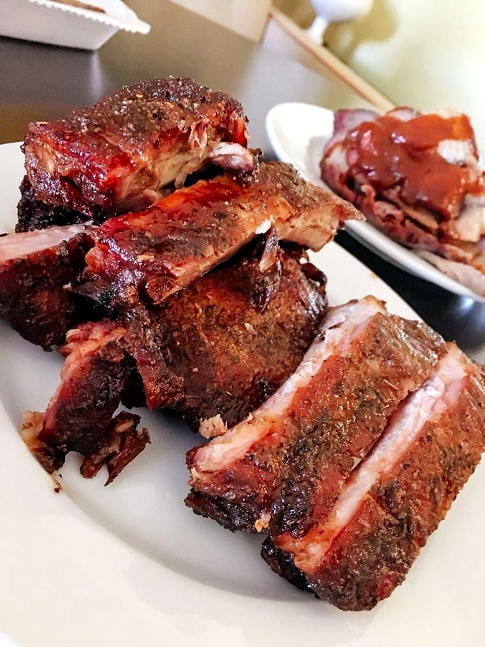 These ribs aren't just falling off the bone—they're making a compelling argument for why St. Louis deserves its place on the barbecue map.