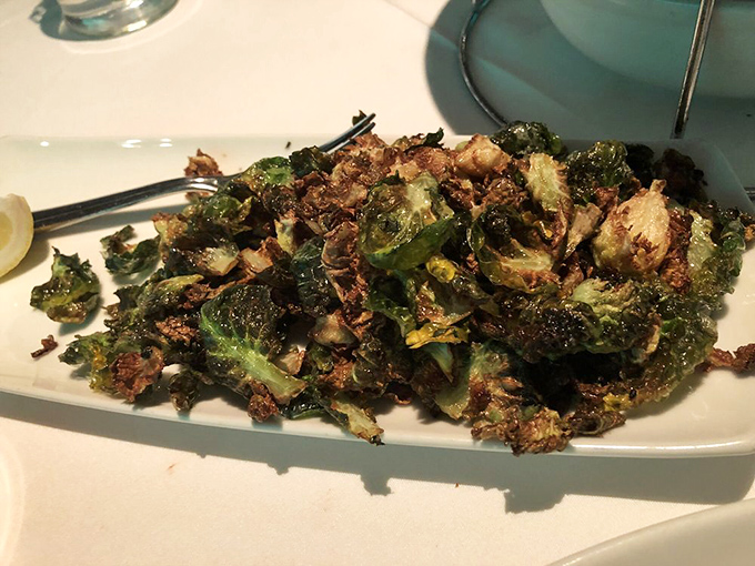 Brussels sprouts that could convert even the most dedicated vegetable skeptic. Crispy, caramelized edges that crackle with each bite—vegetable candy for grown-ups.