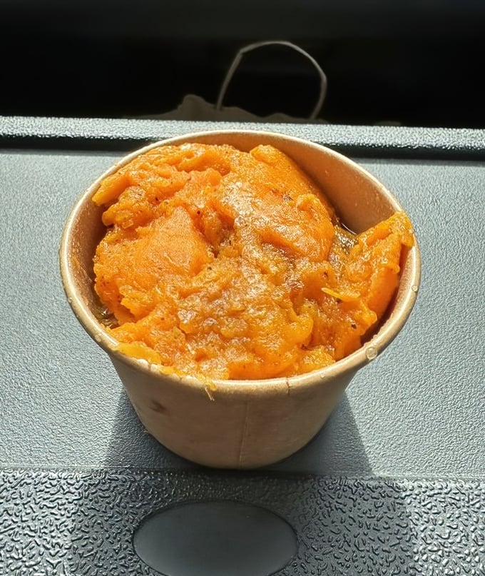 These candied yams don't just melt in your mouth—they perform a sweet, buttery ballet that would make Baryshnikov jealous.