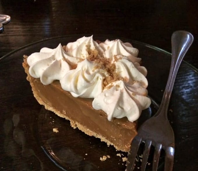 This caramel pie doesn't need a fancy pedigree – just a fork and your undivided attention. Whipped cream optional, but highly recommended.