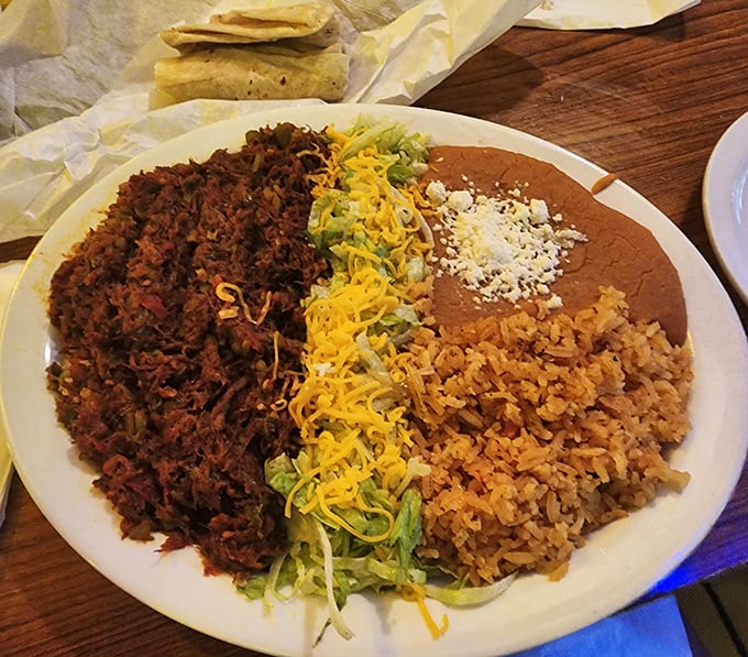 Carne seca so tender and flavorful, it practically melts before reaching your eager taste buds.