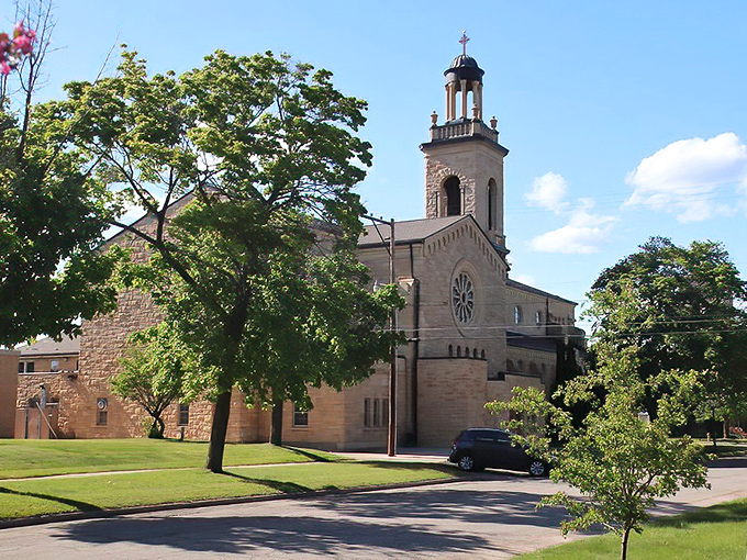 This isn't just architectural eye candy—it's a community cornerstone where generations have marked life's milestones, from baptisms to weddings to final farewells.