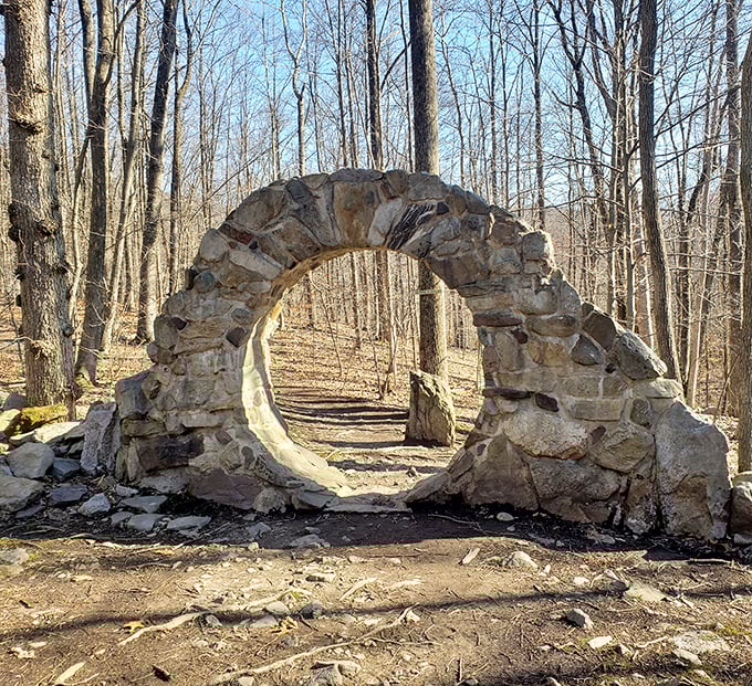 Step through this stone portal and leave your grocery list worries behind—Middle-earth adventures await on the other side.