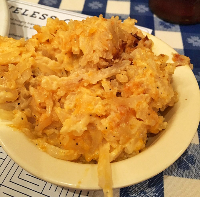 These hashbrowns aren't just cheesy; they're what potatoes dream of becoming when they grow up – golden, crispy, and unapologetically indulgent.