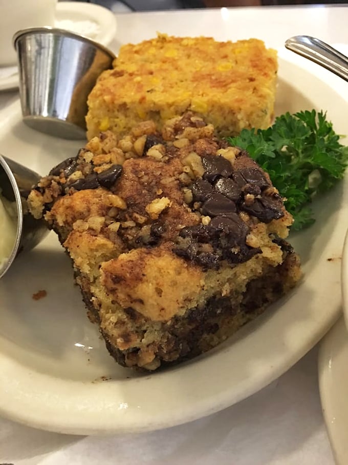 Chocolate meets crumbly perfection in this coffee cake that's worth every minute of the weekend wait. The jalapeño cornbread isn't looking too shabby either!