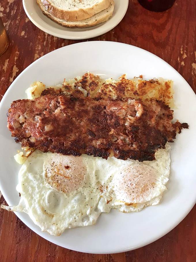 Corned beef hash done right: chunky, flavorful, and hearty enough to fuel your entire day.