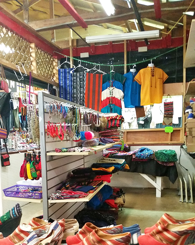A kaleidoscope of colors and patterns transforms this corner into a festival for your feet. These aren't just shoes—they're tiny vacations for your toes.