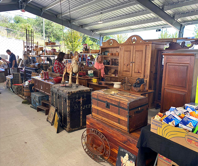 Antique furniture that's seen more American history than a Ken Burns documentary. These wooden treasures carry stories in their scratches and patina.
