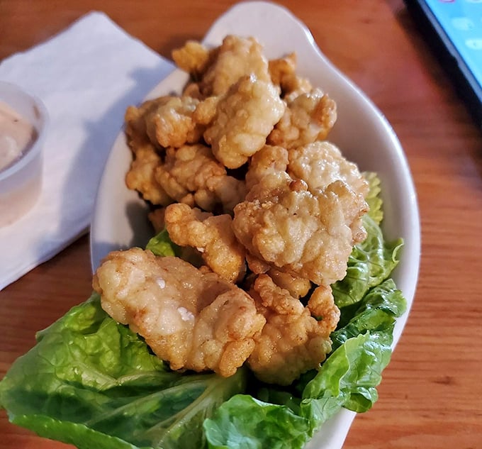 Gator tail: Florida's answer to chicken nuggets, only with more street cred and a story you'll tell friends back home.