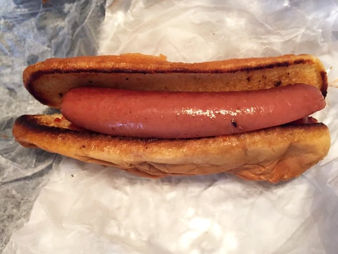 Even the hot dog gets the Sunshine treatment—toasted bun hugging a plump frankfurter. Simple pleasures sometimes make the most profound memories.