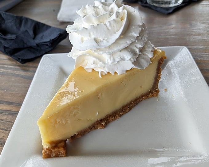 Key lime pie that strikes the perfect balance between tart and sweet—the culinary equivalent of a perfect Florida sunset.