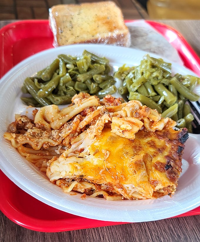 This isn't just lasagna—it's a cheesy, saucy revelation that proves Benjamin's mastery extends well beyond the burger realm.