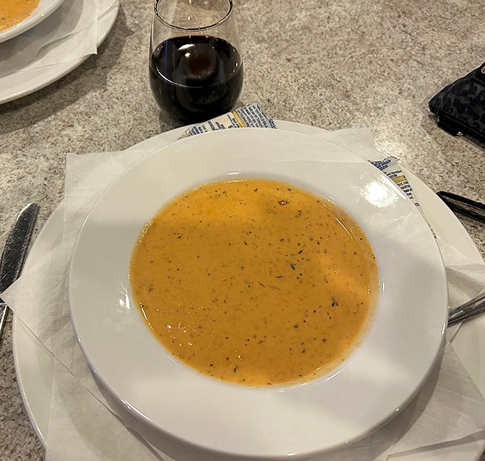 This creamy soup isn't just a starter—it's a warm Wisconsin hug in a bowl, best enjoyed with a glass of something cold.