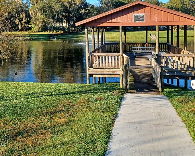 Lakeside gazebos in Ocala aren't just practical—they're front-row seats to Florida's daily nature show, complete with bird cameos and sunset finales.