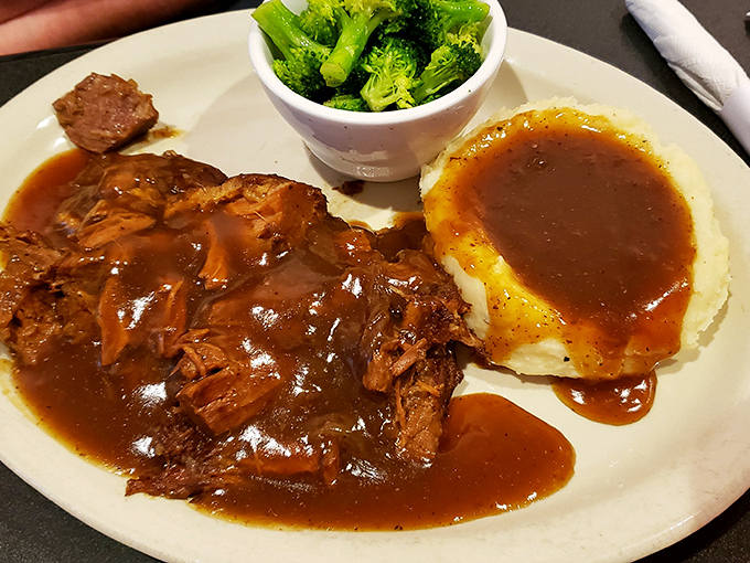 When pot roast falls apart at the mere suggestion of your fork and gravy pools into those mashed potatoes—that's comfort in its purest form.