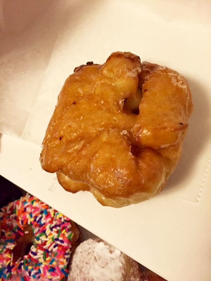 The humble apple fritter—nature's way of telling us that lumpy, misshapen things can still be absolutely perfect in every conceivable way.