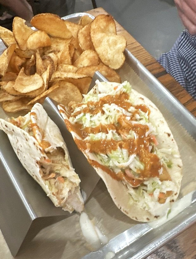 These tacos aren't just filled, they're composed—like edible artwork where each bite delivers a perfect harmony of textures and flavors.
