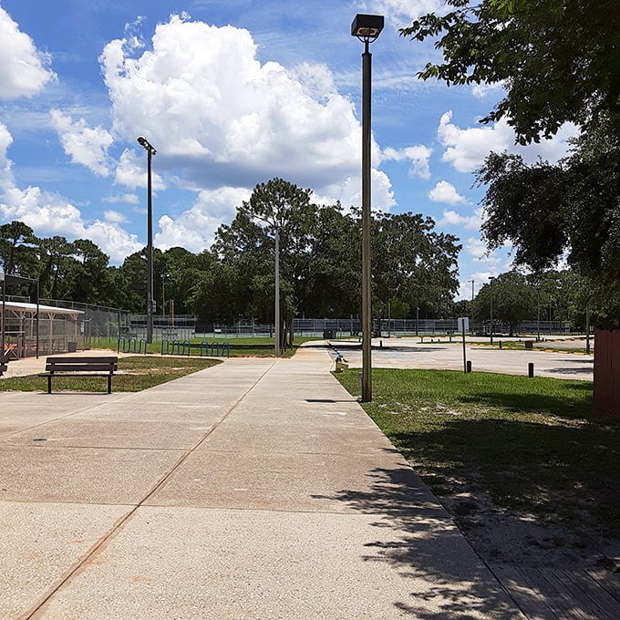 Sometimes the best Florida attractions aren't flashy—just simple benches under impossibly blue skies where you can contemplate life's big questions.