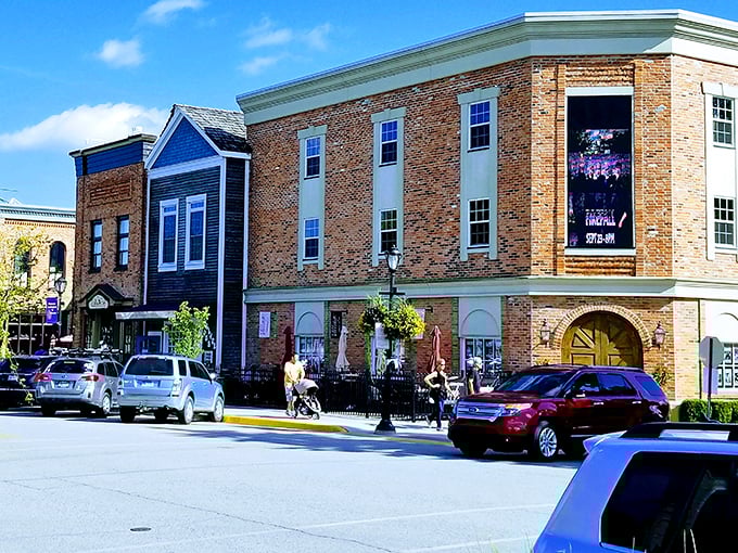 Historic architecture meets modern entertainment at this beautifully preserved theater building, where brick facades tell stories of generations past.