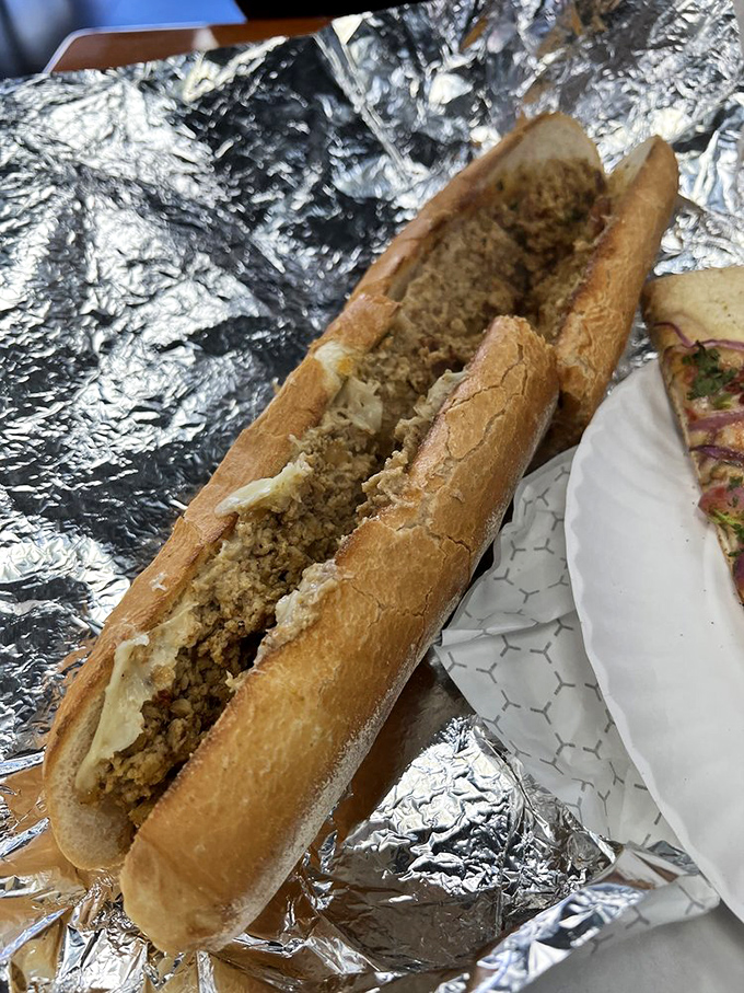 The humble cheesesteak gets a spicy makeover. This isn't your tourist-trap sandwich – it's what happens when Philly tradition meets Indian inspiration.