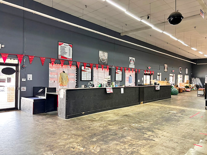 Command central where bargain victories are tallied. Note the festive red pennants—they're celebrating your wallet's happiness.