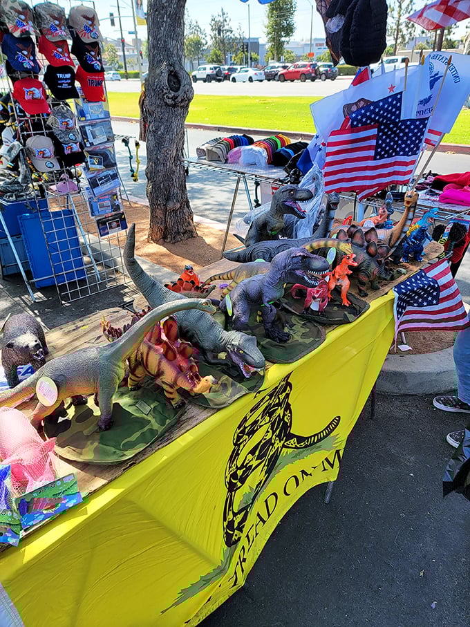 Jurassic Park meets flea market economics. These prehistoric plastic predators are ready to terrorize your bookshelf instead of your neighborhood.