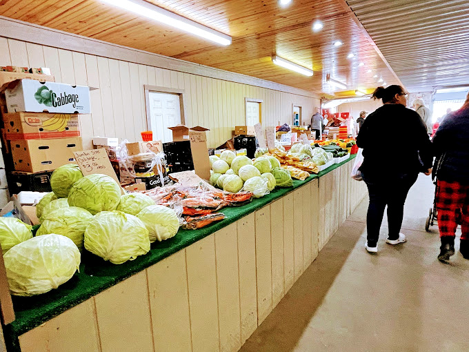 Farm-fresh cabbage that would make your grandmother's coleslaw legendary. These green globes didn't travel across the country—just across the county.