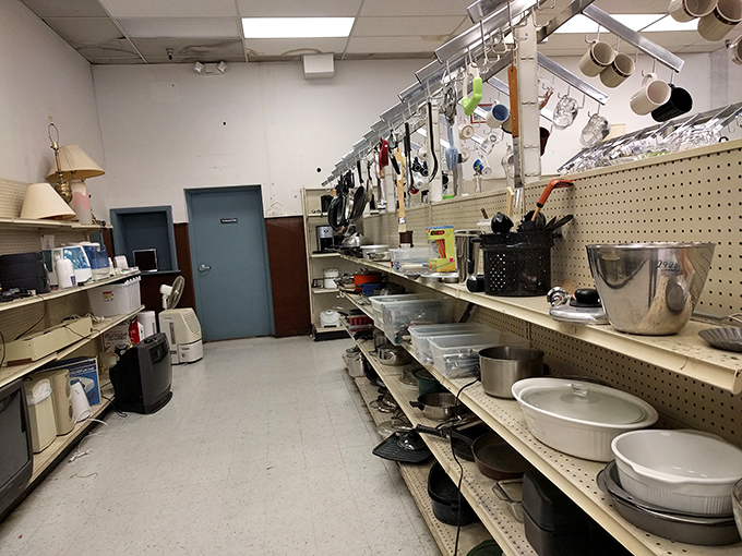 The kitchenware aisle: where your grandmother's favorite potato masher has been waiting for you all these years.