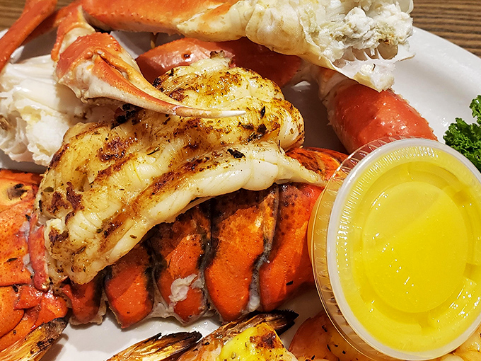 Lobster so perfectly prepared it makes you wonder if mermaids are secretly working in the kitchen. That drawn butter? Liquid gold.