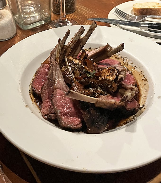 Rack of lamb that makes you understand why people write poetry about food. The presentation says "fine dining" while the portion size says "we actually want you satisfied."