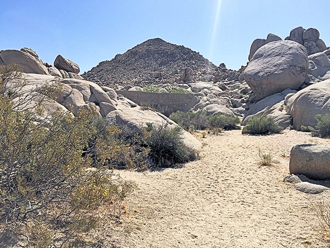 Nature's sculpture garden on display. These massive boulders didn't just happen – they're the result of millions of years of Earth playing the ultimate game of Jenga.