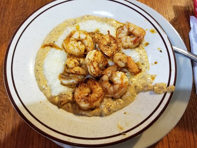 Shrimp and grits: where seafood meets comfort food in a creamy, dreamy Southern romance. Gulf shrimp lounging on a bed of buttery grits—vacation on a plate.